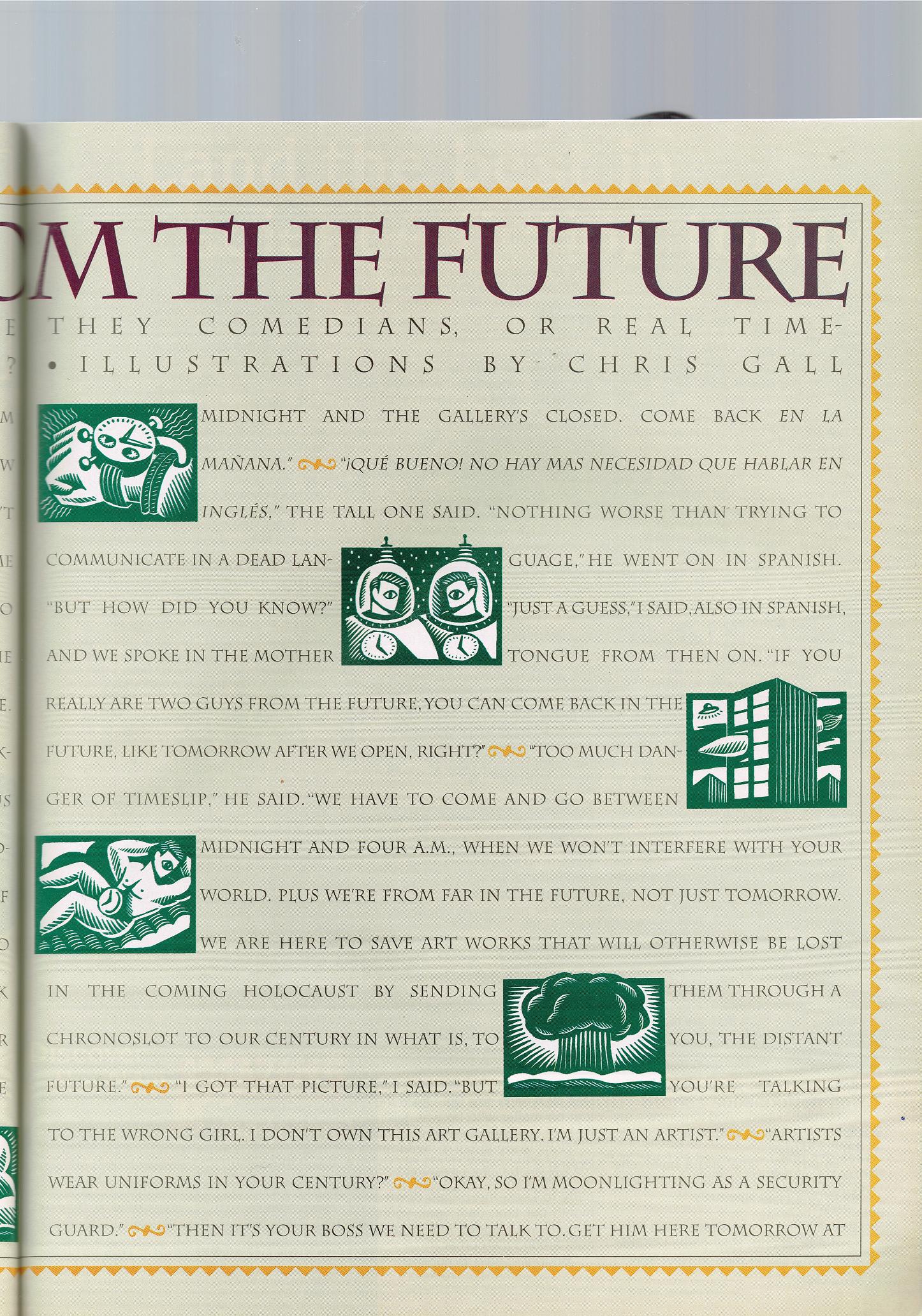 William Flew Omni Magazine SF Short Stories 1992